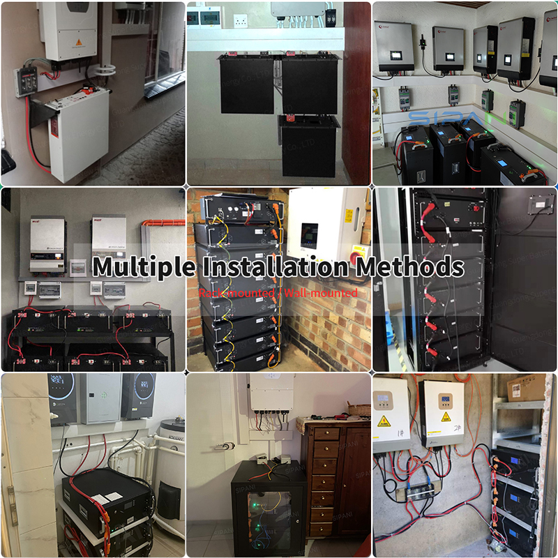 48V Rack Mount Lithium Battery Server Cabinet Batteries ESS Solar ...